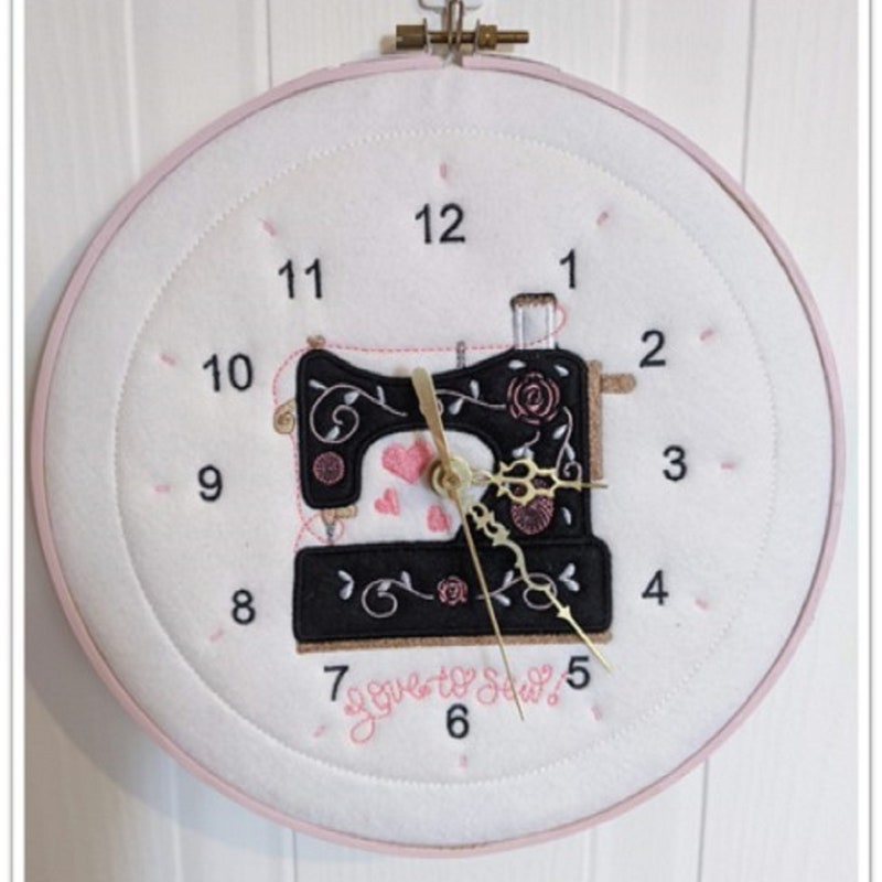 Embroidery Clock - Etsy