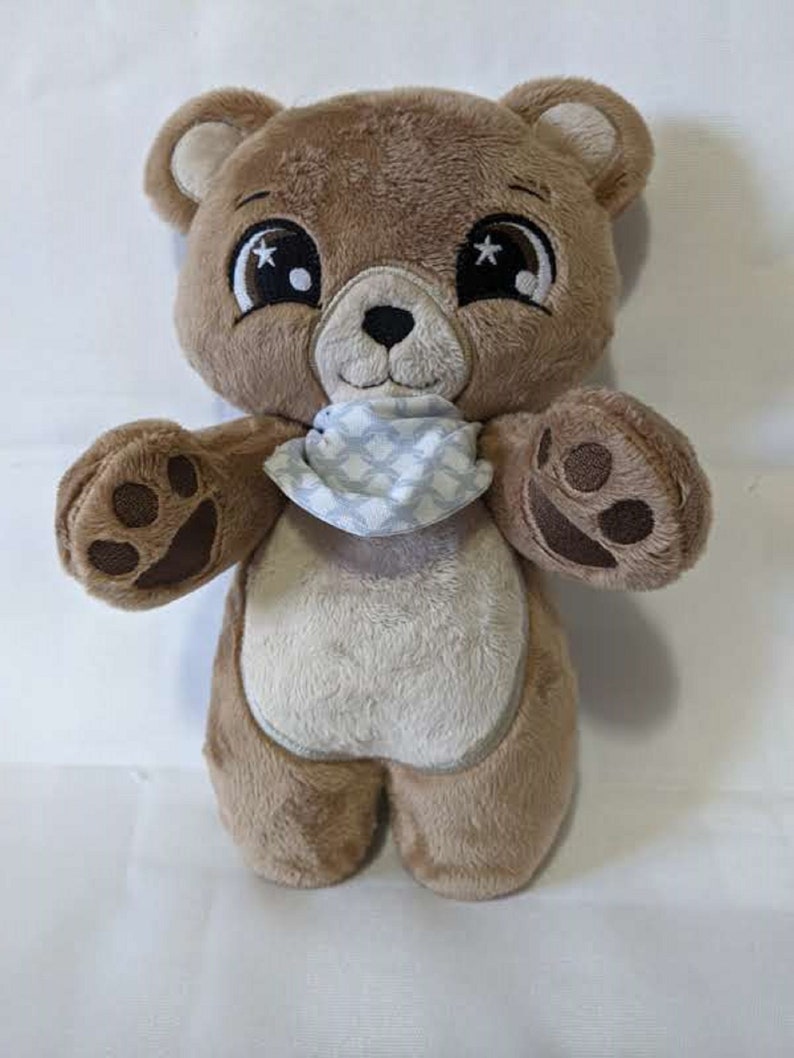 Embroidery File, PLUSH BEAR, 13x18cm Frame With a Few Small Seams in ...