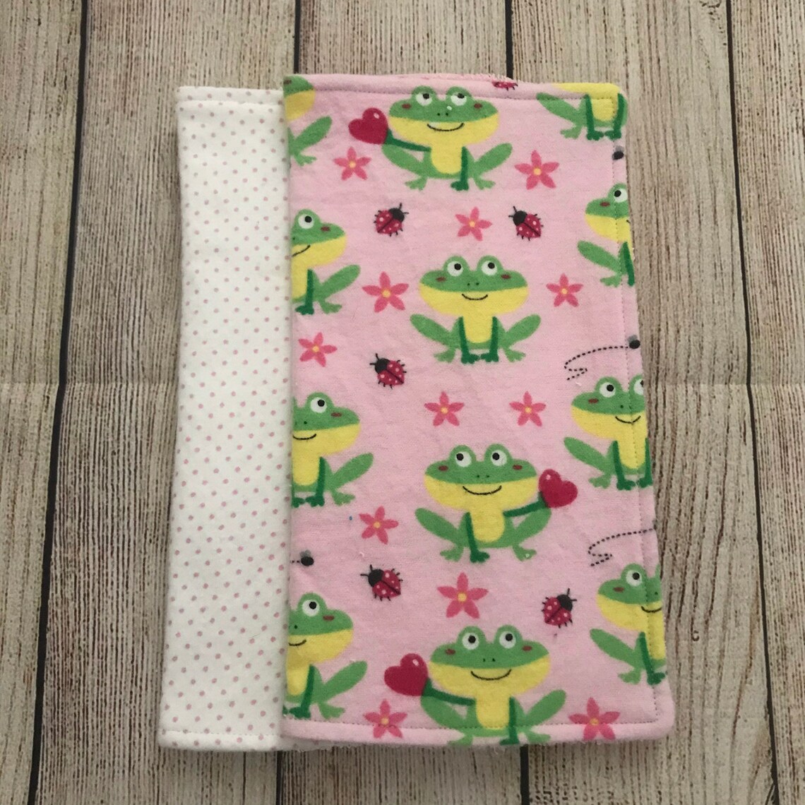Pink Frog Wash Cloth-set of 2 - Etsy
