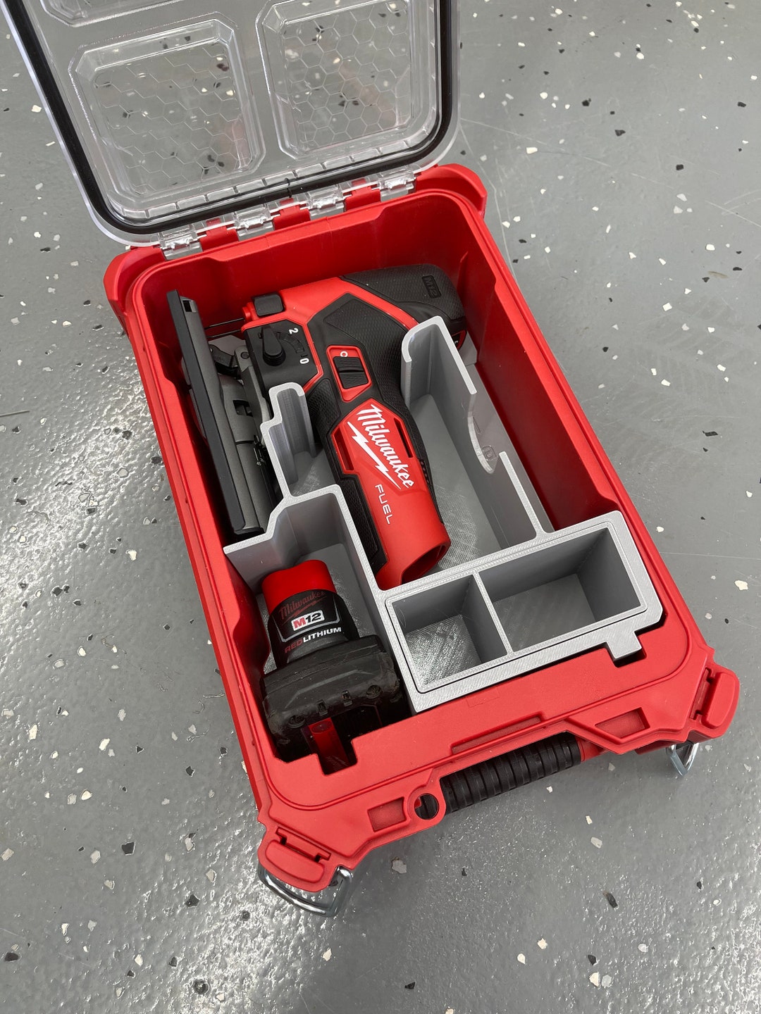 Milwaukee PACKOUT™ Compact Organizer Insert for M12 Fuel Jig Saw ...