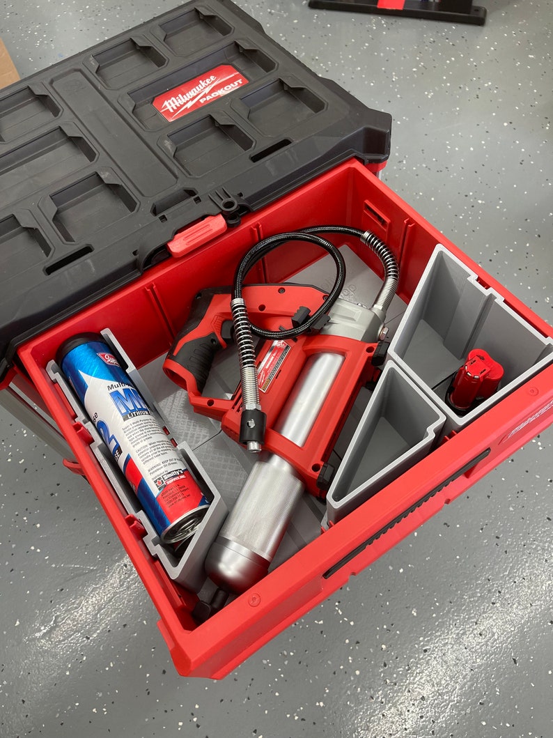 Milwaukee PACKOUT™ Drawer Insert for M12 Grease Gun | Toolmodshop ...