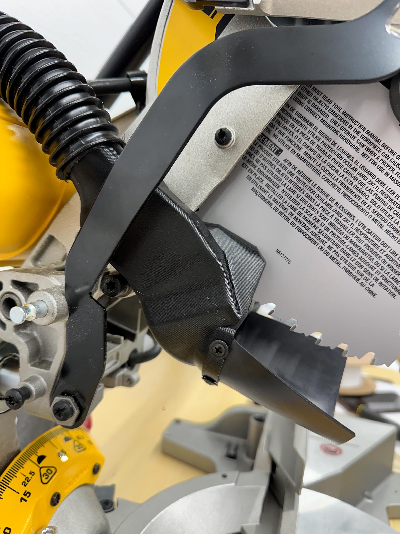 Dewalt DWS779/780 Miter Saw Dust Collection Upgrade | Made in the USA ...