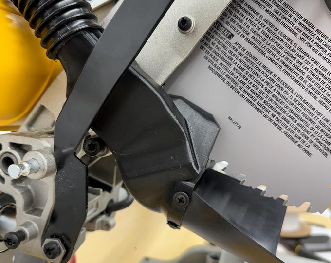 Dewalt DWS779/780 Miter Saw Dust Collection Upgrade | Made in the USA ...