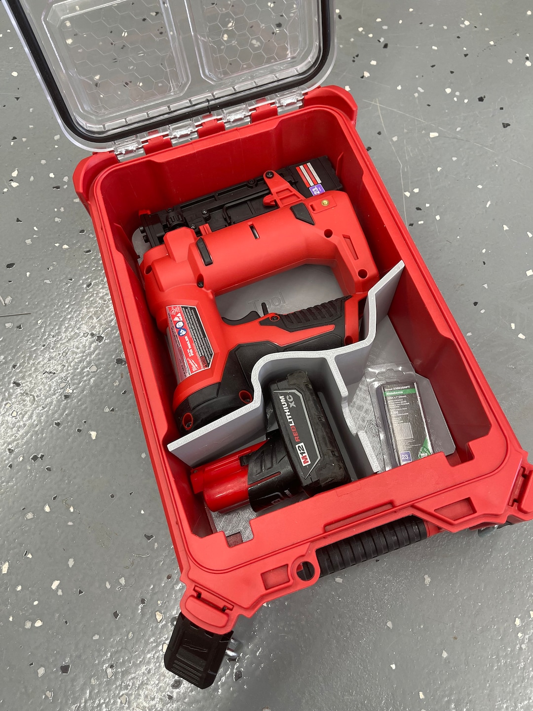 Milwaukee PACKOUT™ Compact Organizer Insert for M12 23GA Pin Nailer ...