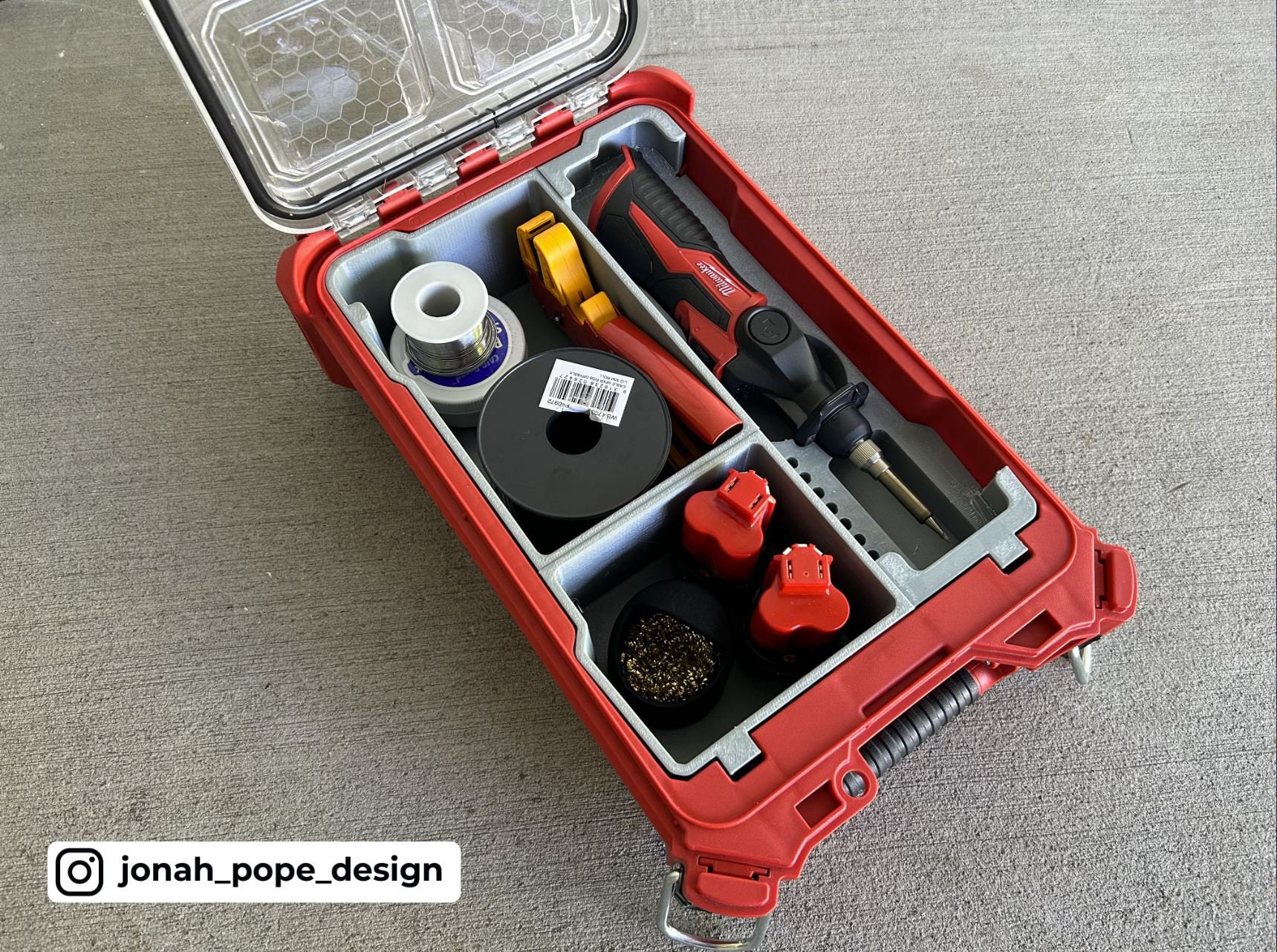 Milwaukee PACKOUT™ Compact Organizer Insert for M12™ Soldering - Etsy ...
