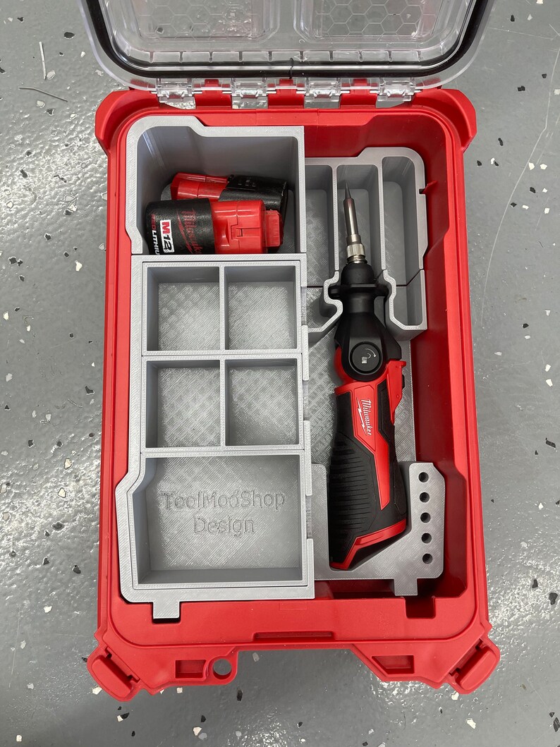 Milwaukee PACKOUT™ Compact Organizer Insert for M12 Soldering Iron ...