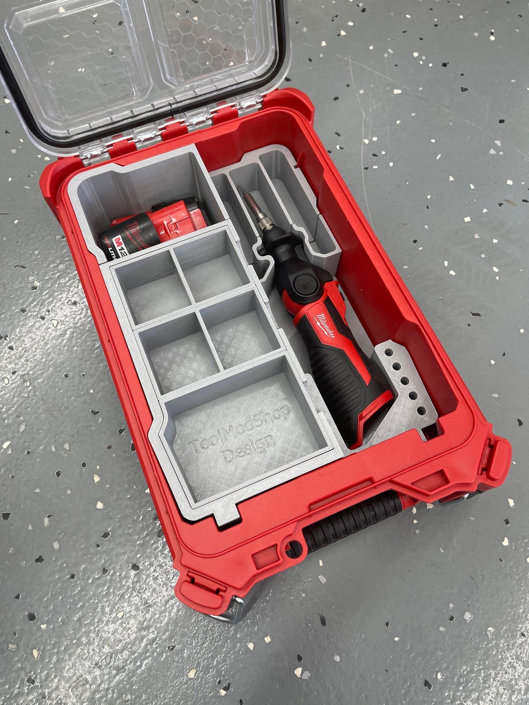 Milwaukee PACKOUT™ Compact Organizer Insert for M12 Soldering Iron ...