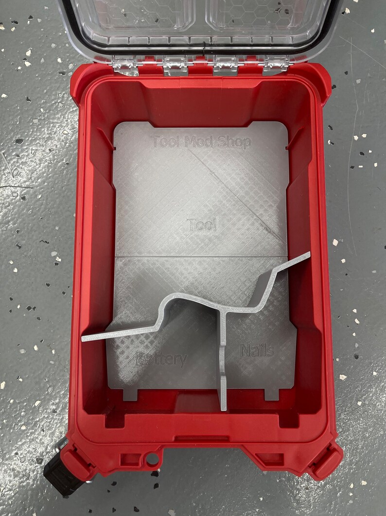 Milwaukee PACKOUT™ Compact Organizer Insert for M12 23GA Pin Nailer ...