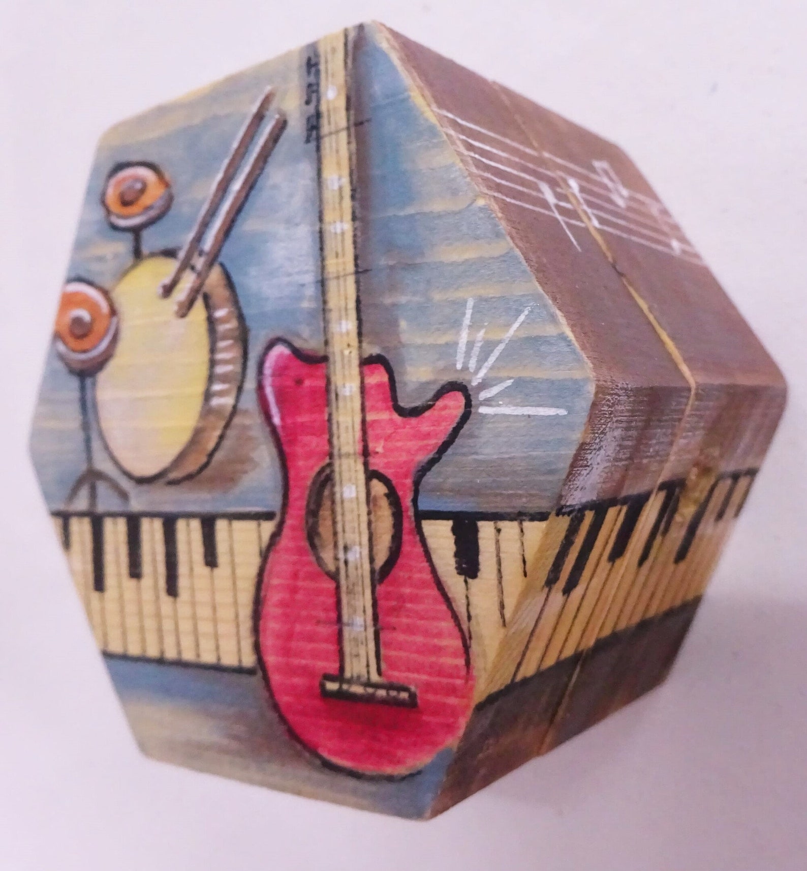 Music Box Miniature Instrument with Melody Mini Hand Crank | Etsy