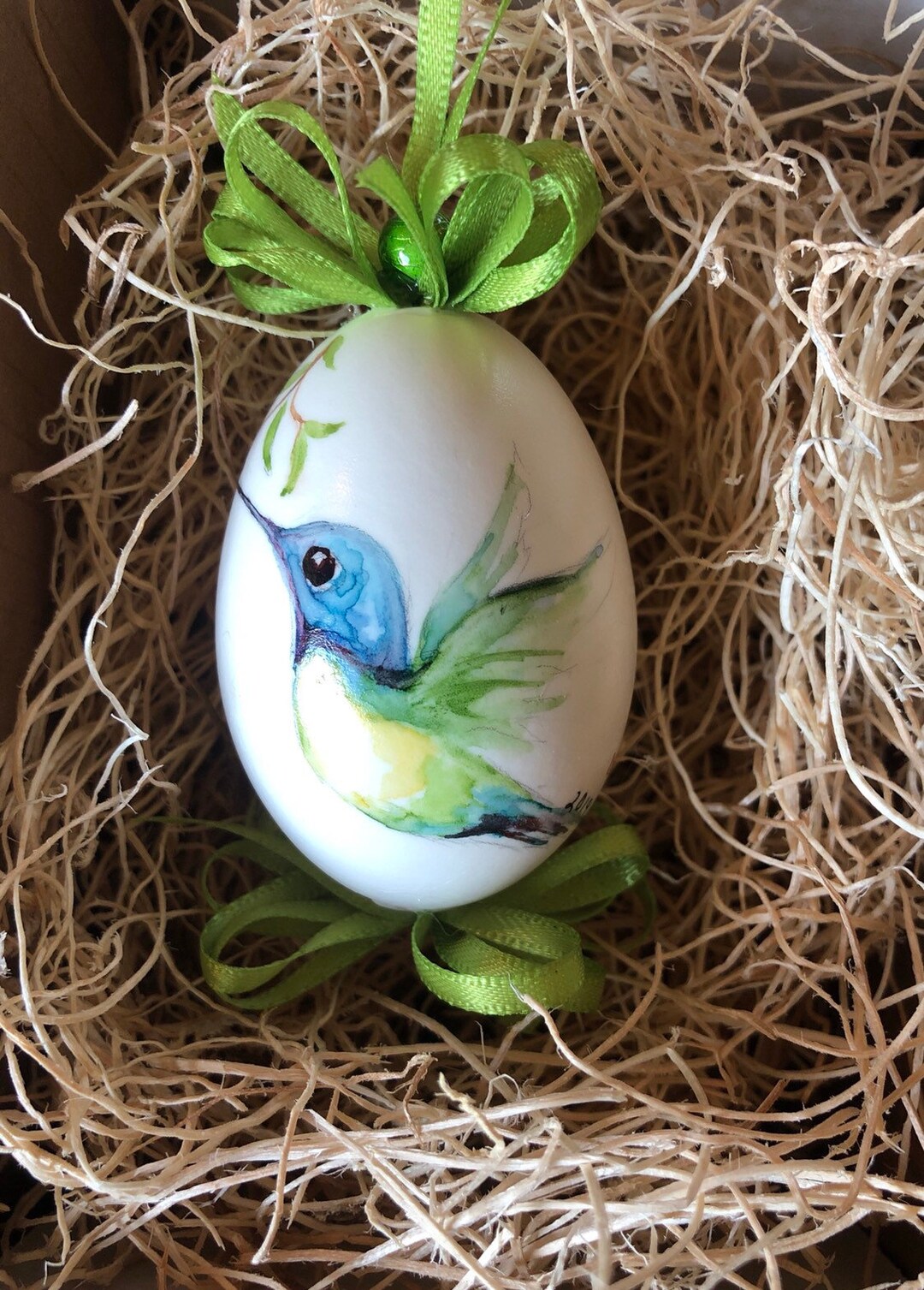 Hummingbird Hand Painted - Etsy