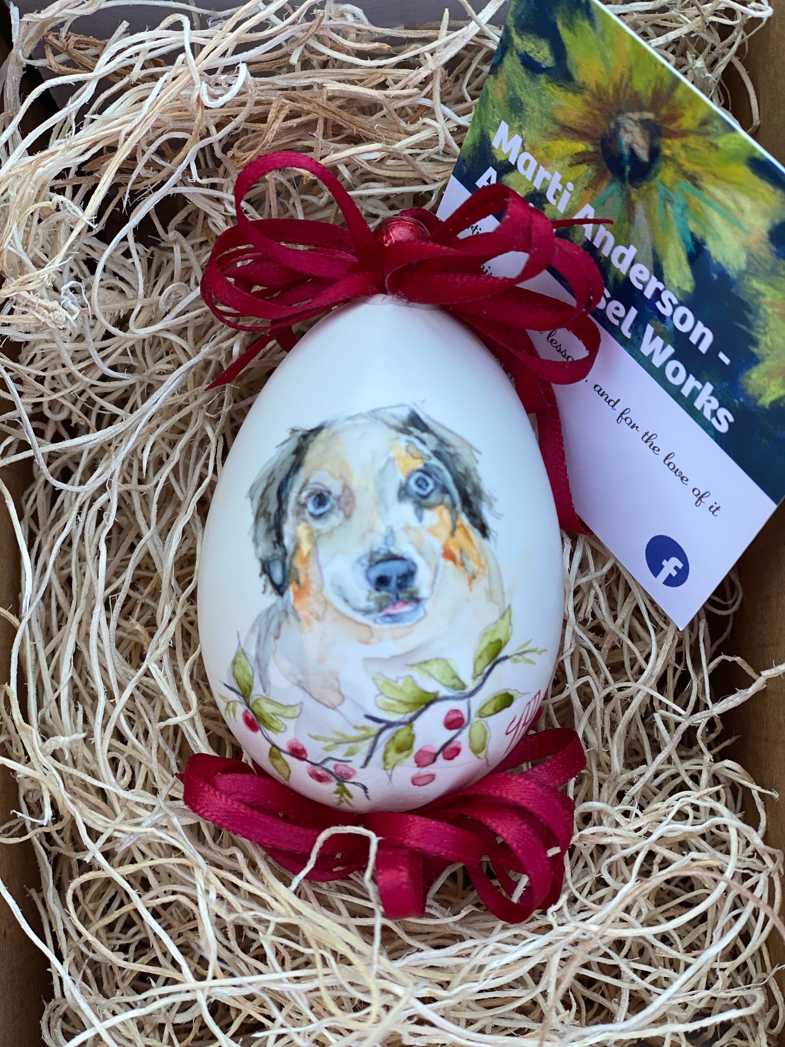 Custom Pet Portraits - Hand Painted on Real Egg (made to Order) - Etsy