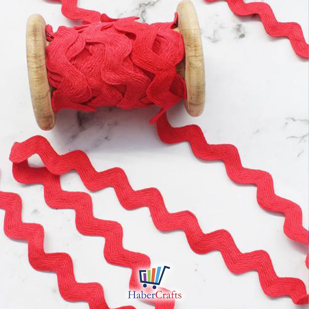 20mm Polyester Ric Rac Ribbon: Sewing & Craft Trimming - Etsy