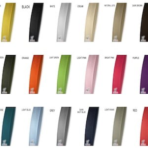 Webbing Strap 38mm Belt Tape Bunting Strapping Bag Making Thick 2mm ...