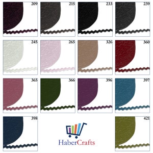 9mm Velvet Ric Rac Ribbon Sewing Trimming Wave Trim Fringe for ...