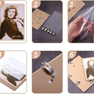 Clip Frames Picture Photo Frame Wall Hanging Strong Glass Free ...