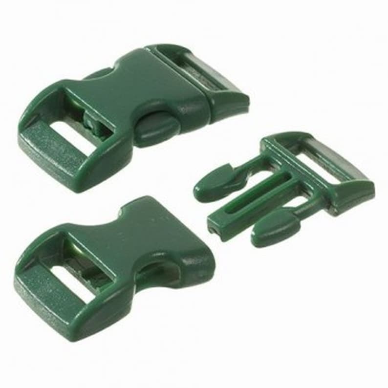 Plastic Side Release Mini Buckles: 10mm/15mm, Colorful Straps (10 Pack ...
