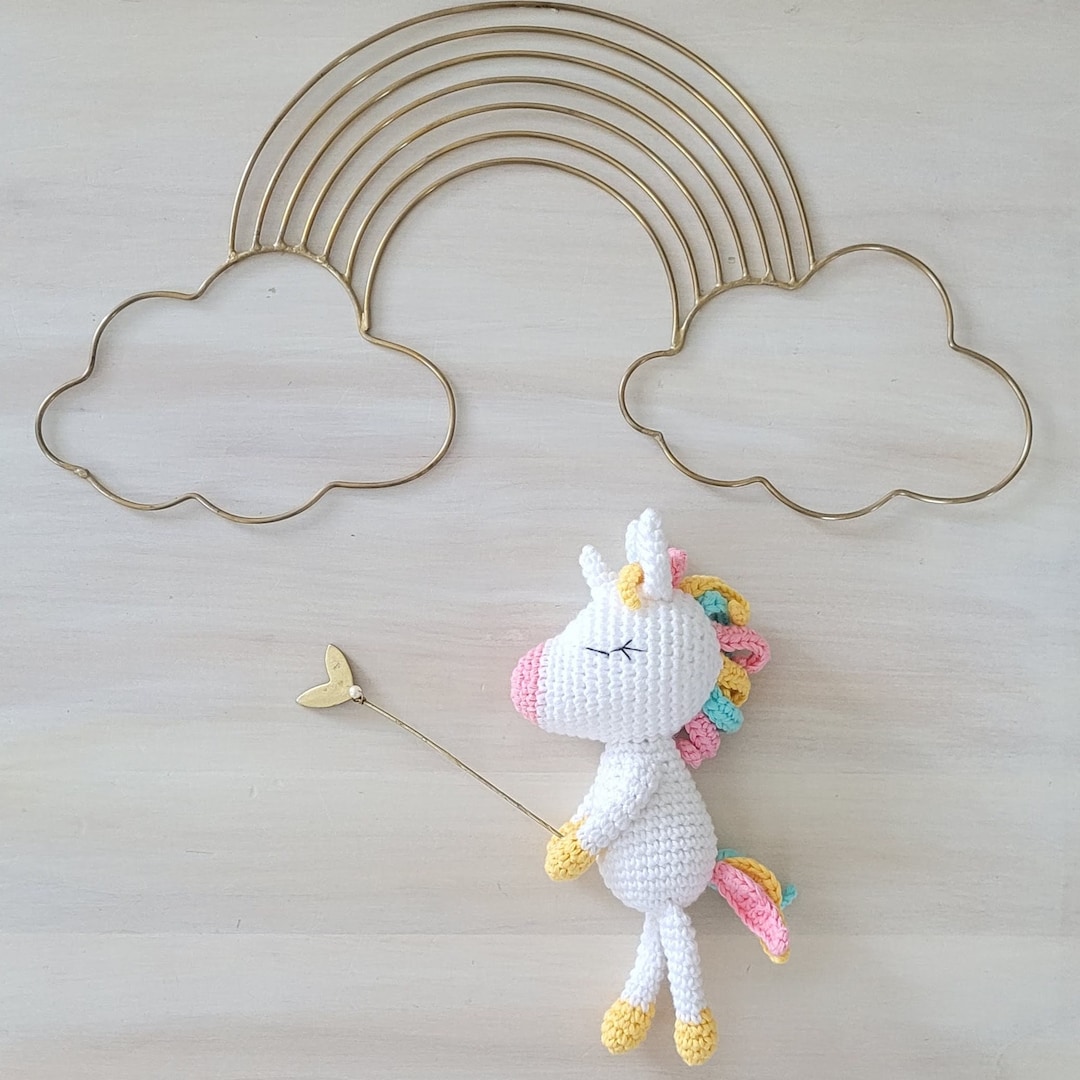 Zéphyrette the Little Unicorn - Crochet Tutorial (pdf File in French ...