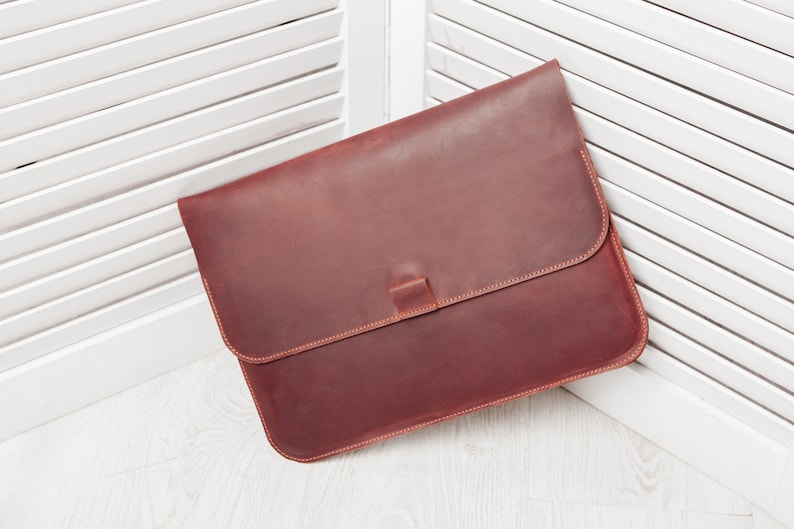 Leather Macbook Case FELT Inside Macbook Casemacbook Air 13 | Etsy