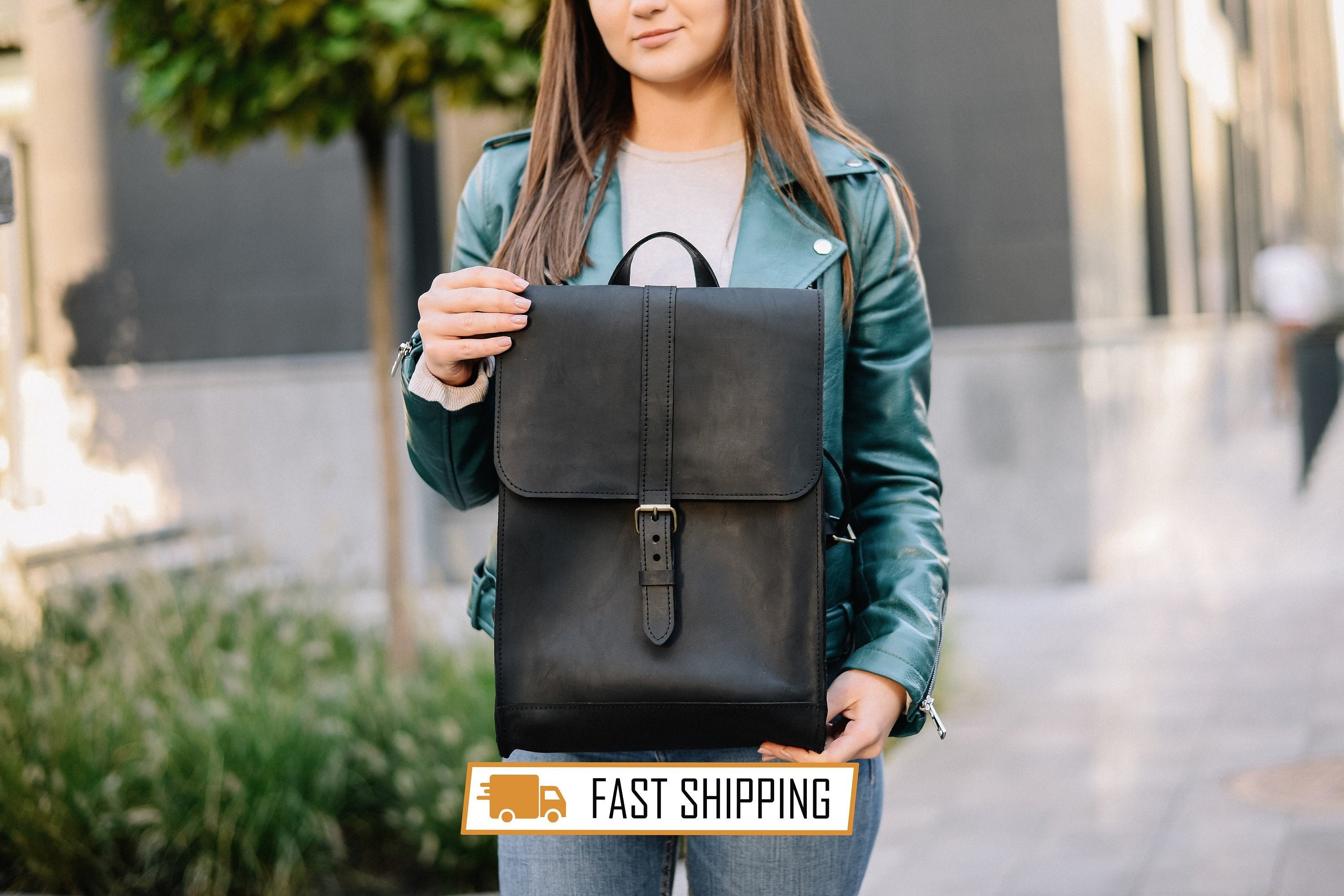 Laptop Backpack for Women Laptop Backpack Black Backpack | Etsy