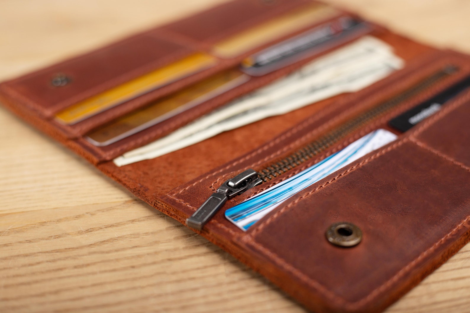 Womens Wallet Wallet Anniversary Gifts Leather Wallet | Etsy