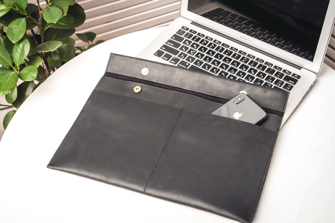 Leather File Folder Holder, Personalized Leather Portfolio, Leather ...