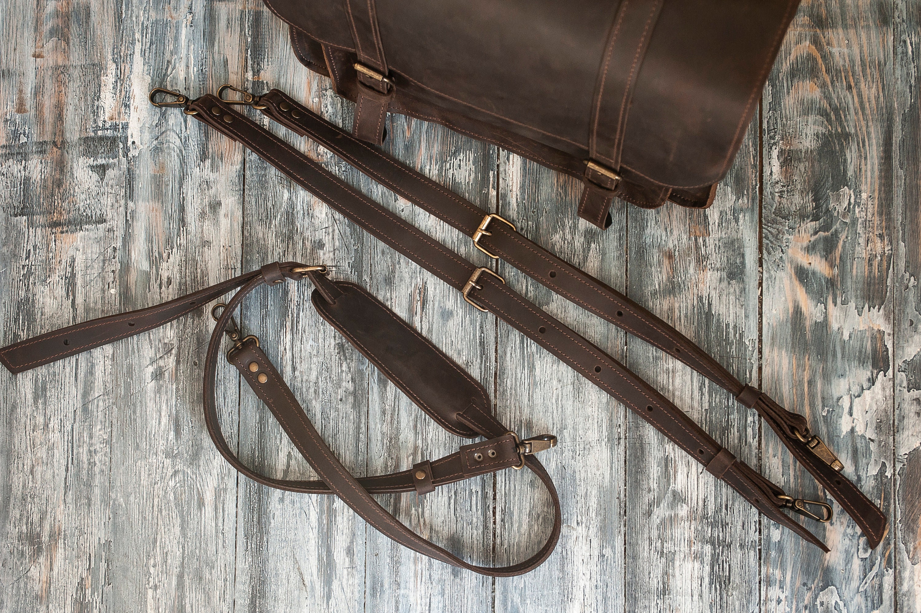 Handmade Leather Briefcase for Men Rustic Leather Briefcase - Etsy