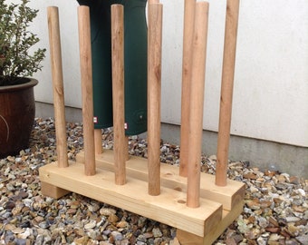 Wooden Wellington Welly Boot Rack Traditional Welly Storage - Etsy UK