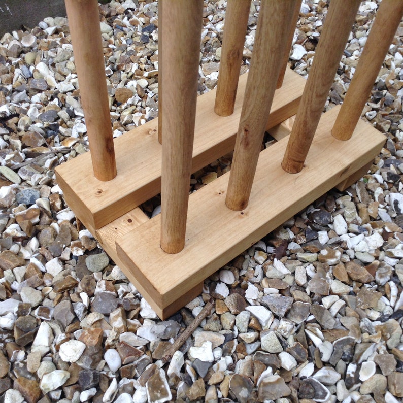 Wooden Wellington, Welly Boot Rack, Traditional Boot Storage Holds Upto ...