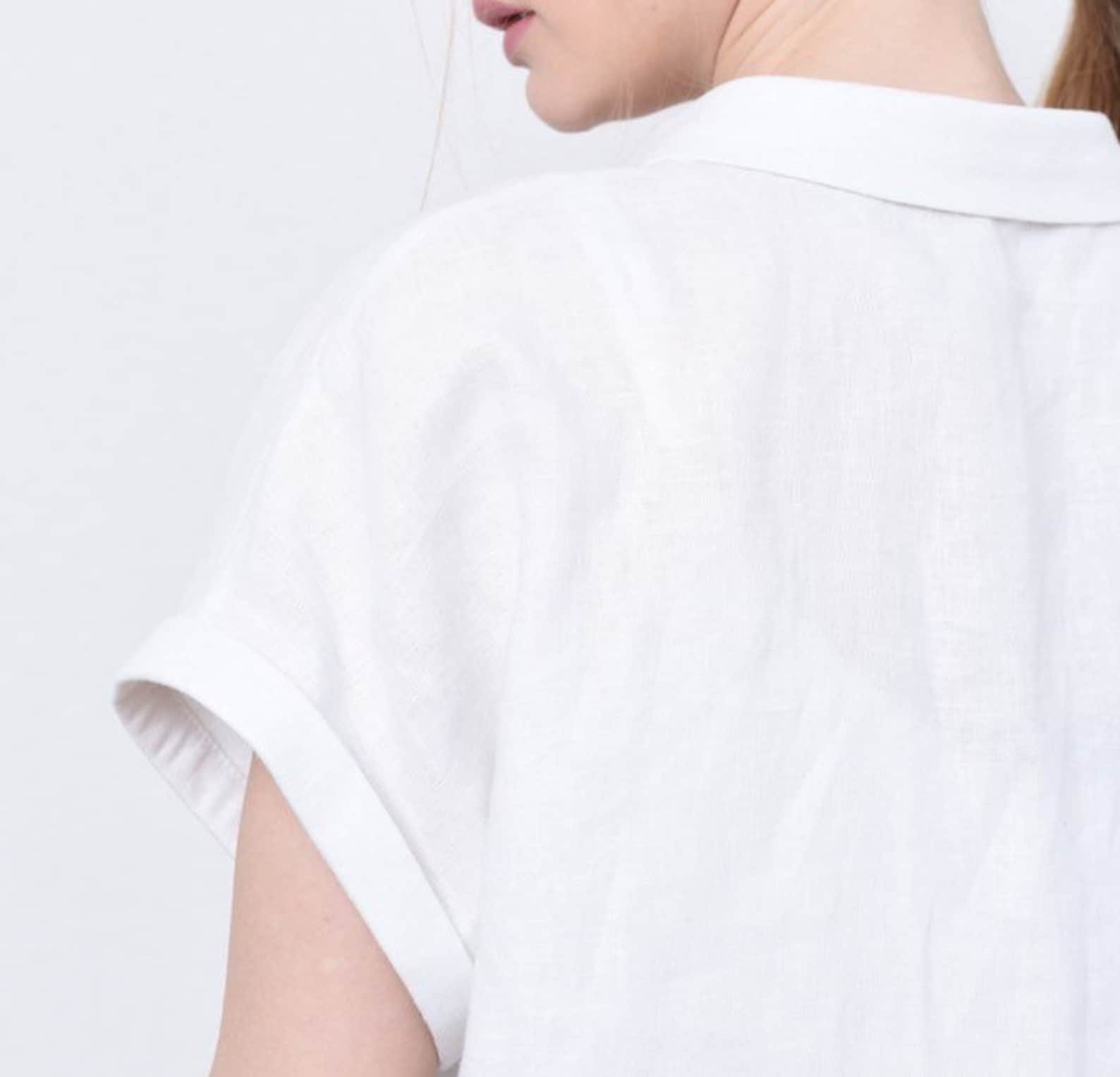 Linen Shirt for Women Linen Tee Linen Top Linen | Etsy