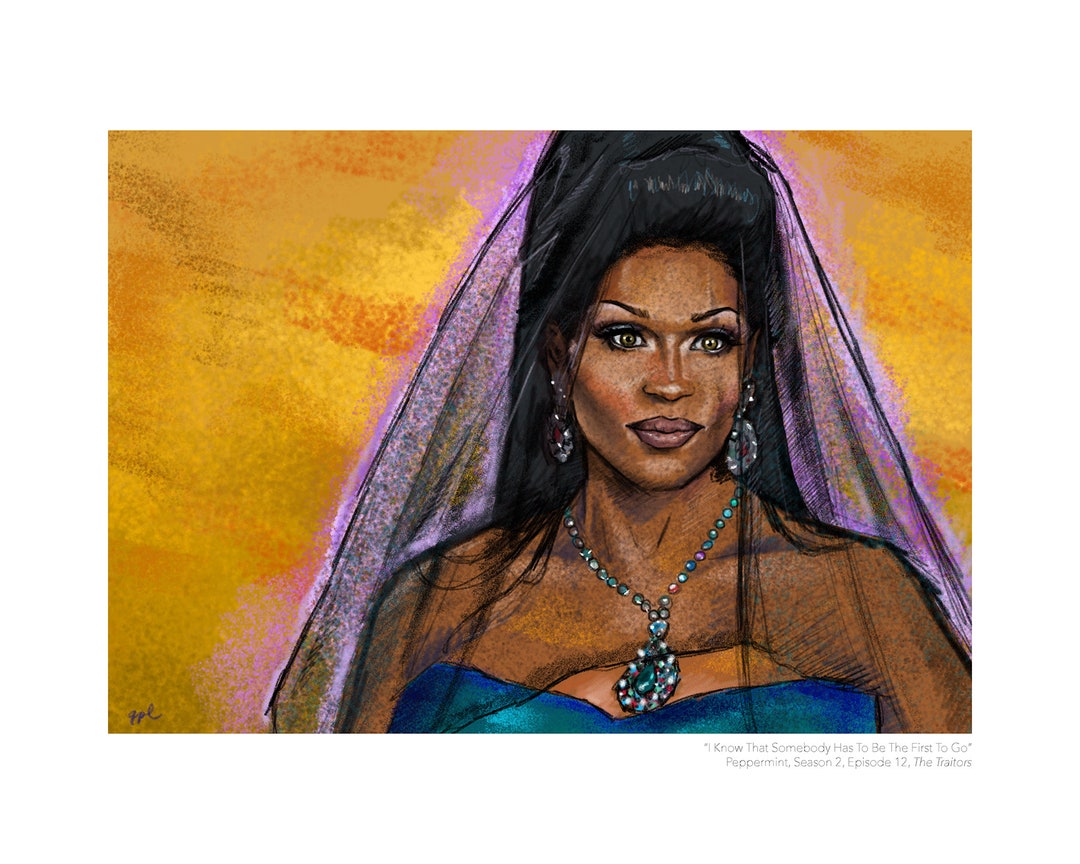 Peppermint (the Traitors) Portrait Print - Etsy