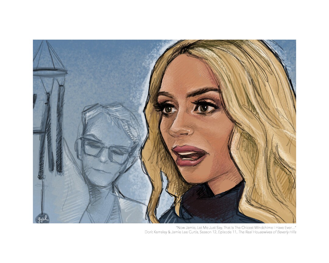 Dorit Kemsley & Jamie Lee Curtis (real Housewives of Beverly Hills ...