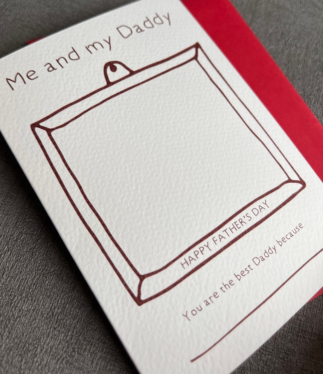 Fathers Day Card From Baby Baby Fathers Day Card, Dad Card, Daddy Card ...