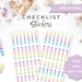 Hexagon Checklist Planner Stickers in Rainbow Colors - Etsy Canada
