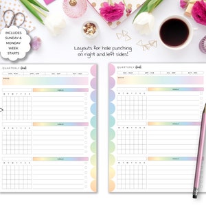 Productivity and Project Planner Inserts for Classic Happy Planner ...