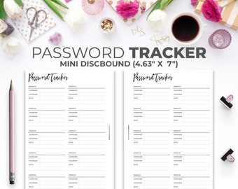 Password Keeper Happy Planner Insert - Etsy