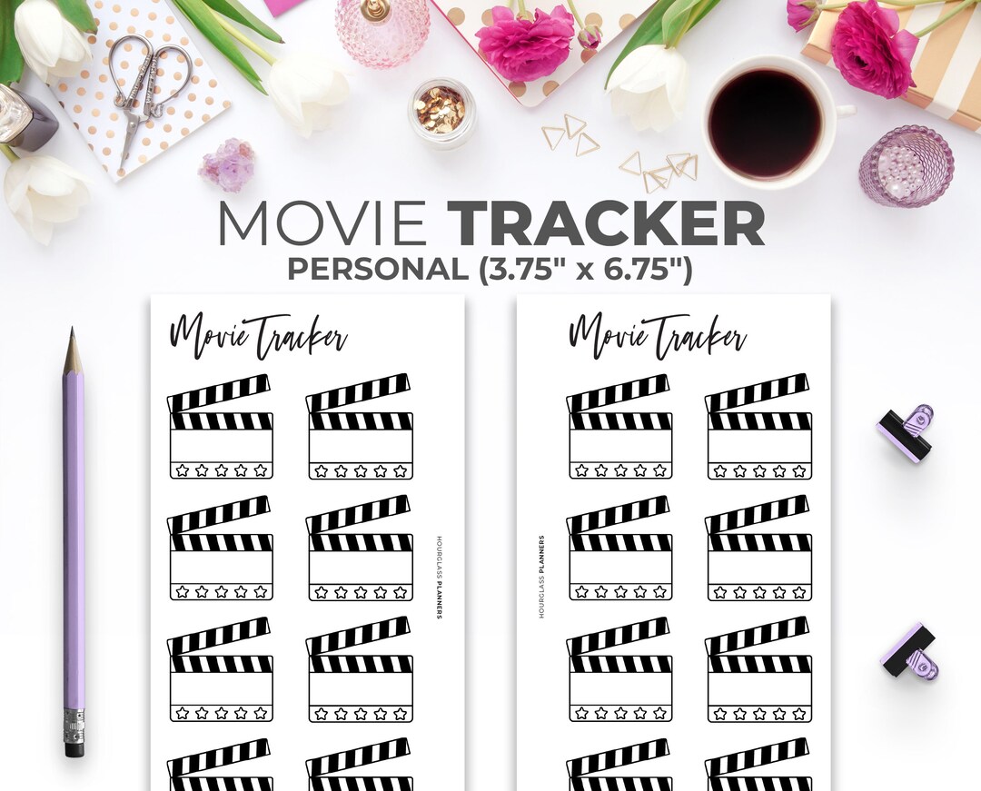 Movie Tracker Personal Insert | Minimal Printable to Watch Tracker ...