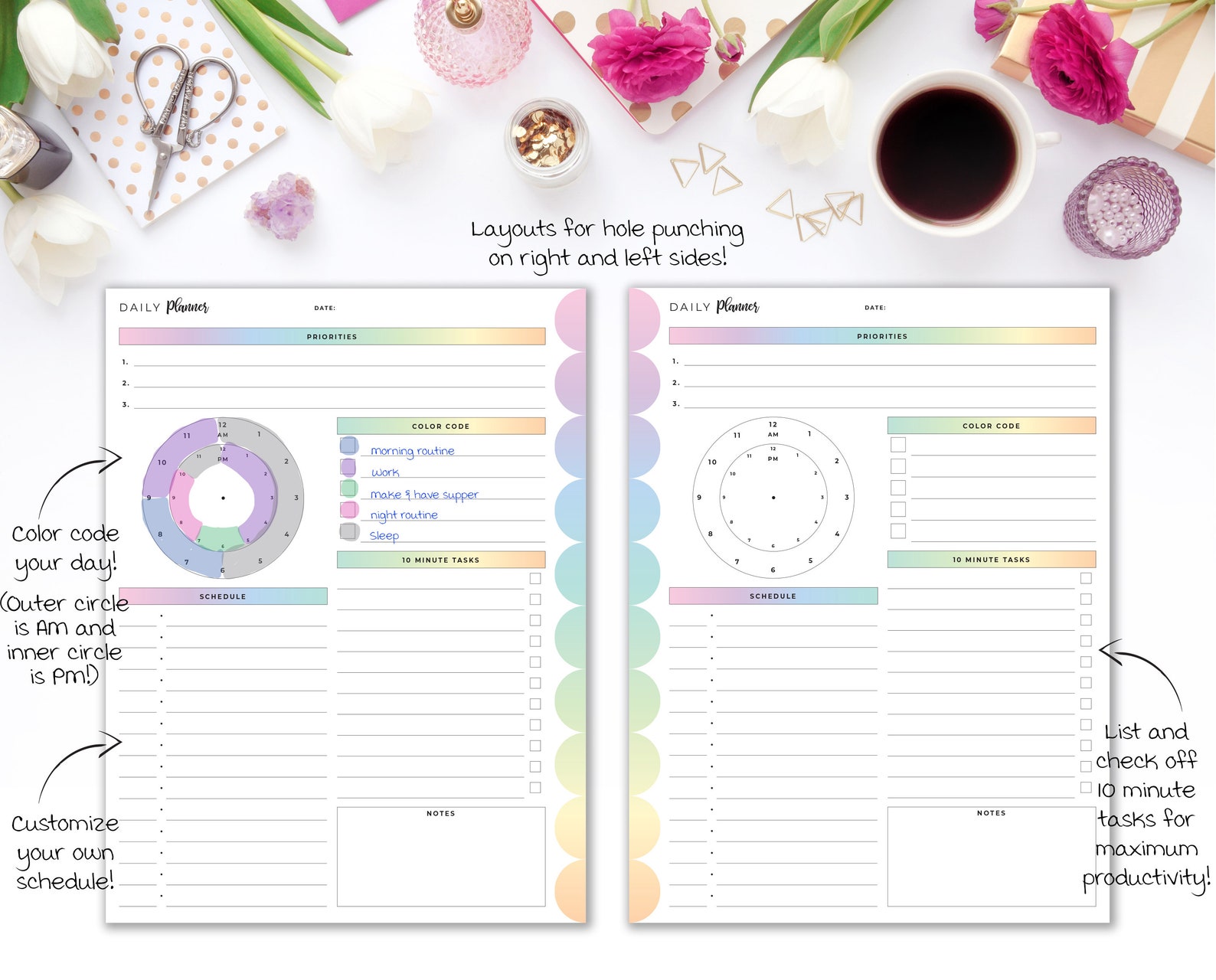 Productivity and Project Planner Inserts for Classic Happy - Etsy