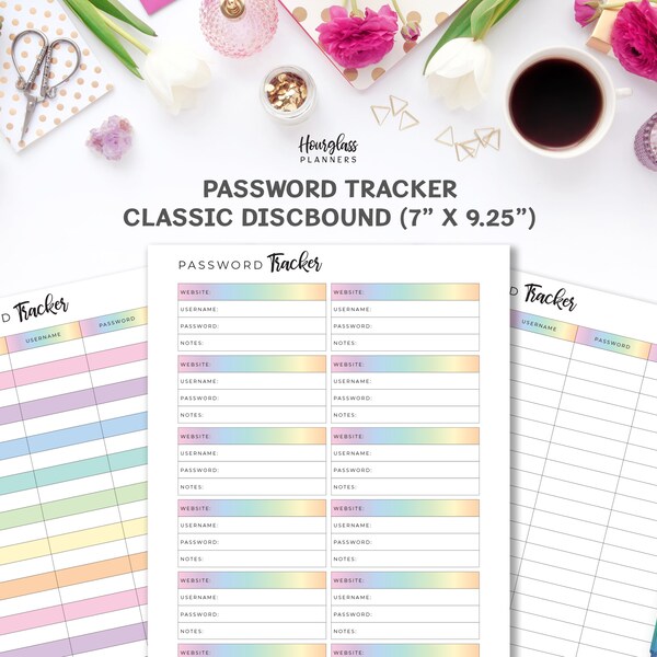 Password Tracker - Etsy