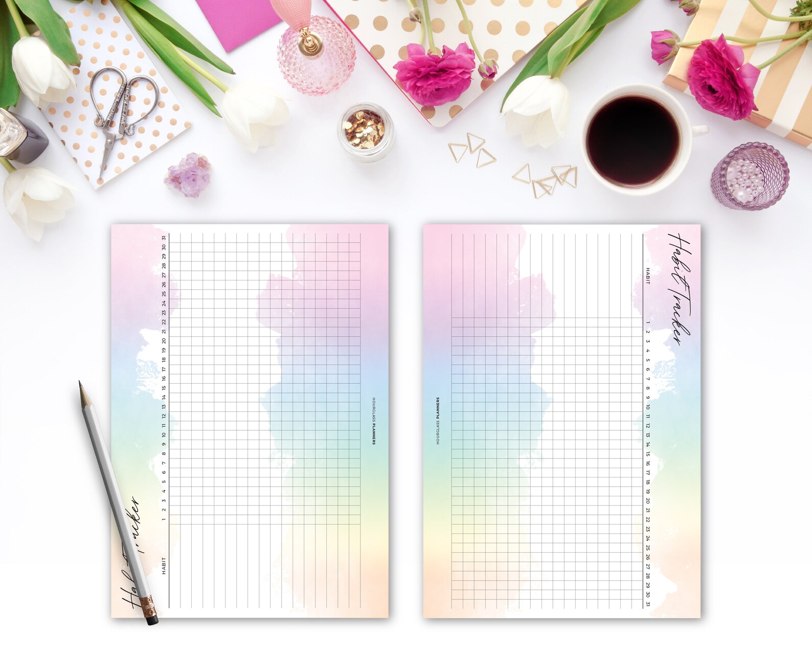 Habit Tracker Insert for Classic Happy Planner Printable - Etsy Canada