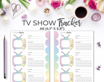 Tv Series Planner - Etsy