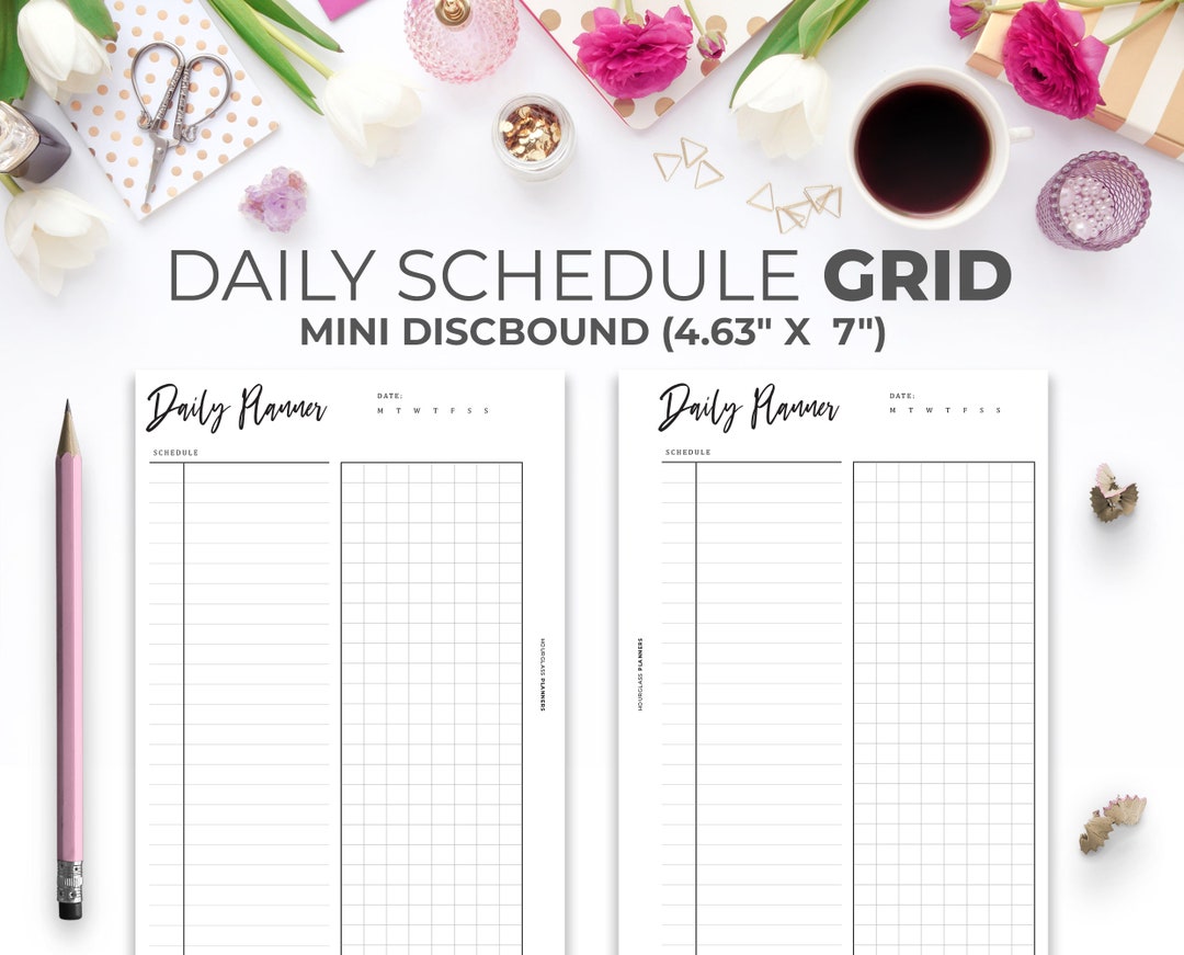 Daily Planner Inserts Untimed for Mini Happy Planner | Printable ...