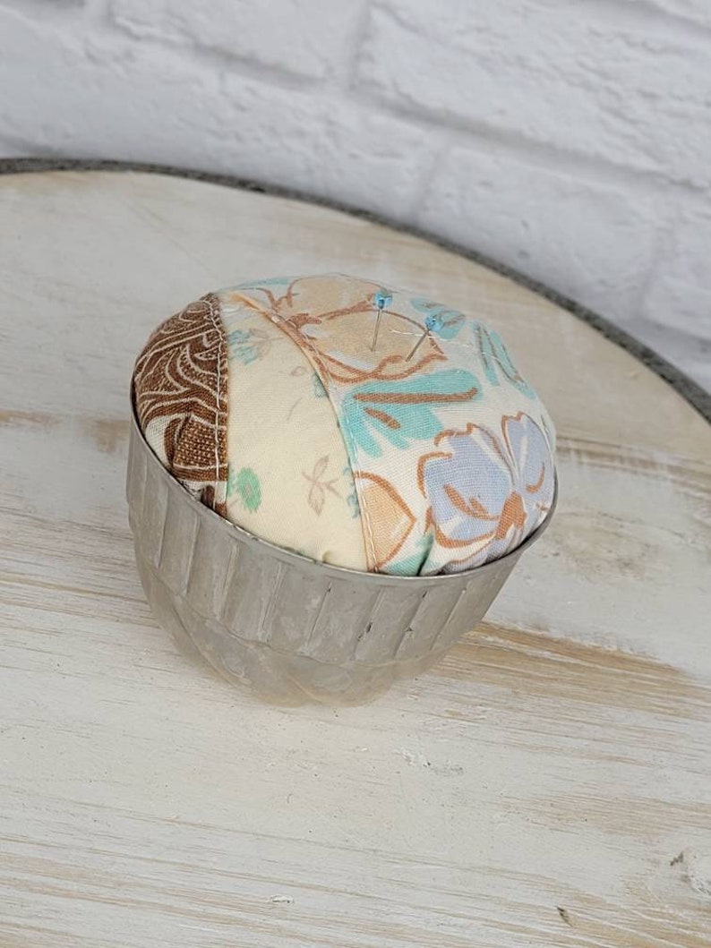 Handmade Pin Cushion Upcycled Antique Quilt Craft Room | Etsy