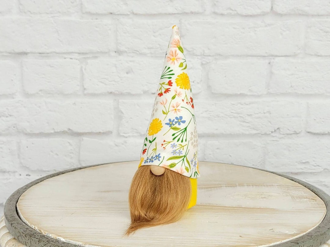 Mini Flower Gnome, Rainbow Garden Gnome Thinking of You Gift for Friend ...