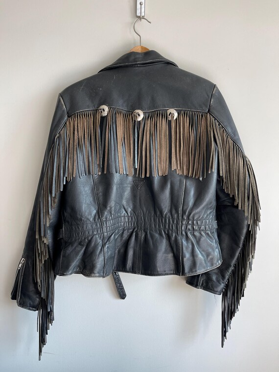 RARE Vintage Harley Davidson motorcycle fringe leathe… - Gem