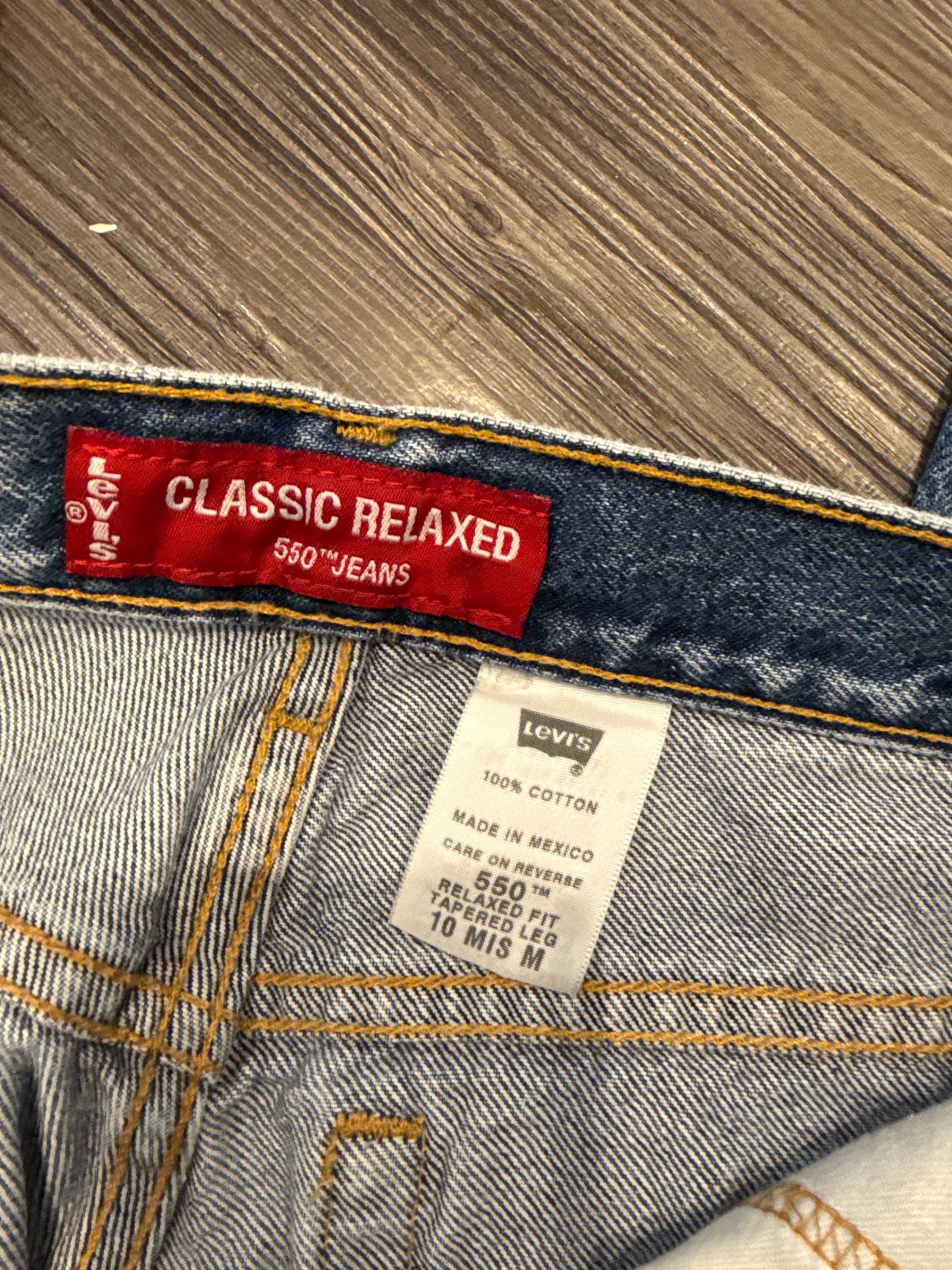 Vintage Y2k Levi 550 10 Mis M Tapered Relaxed Fit Classic Baggy ...