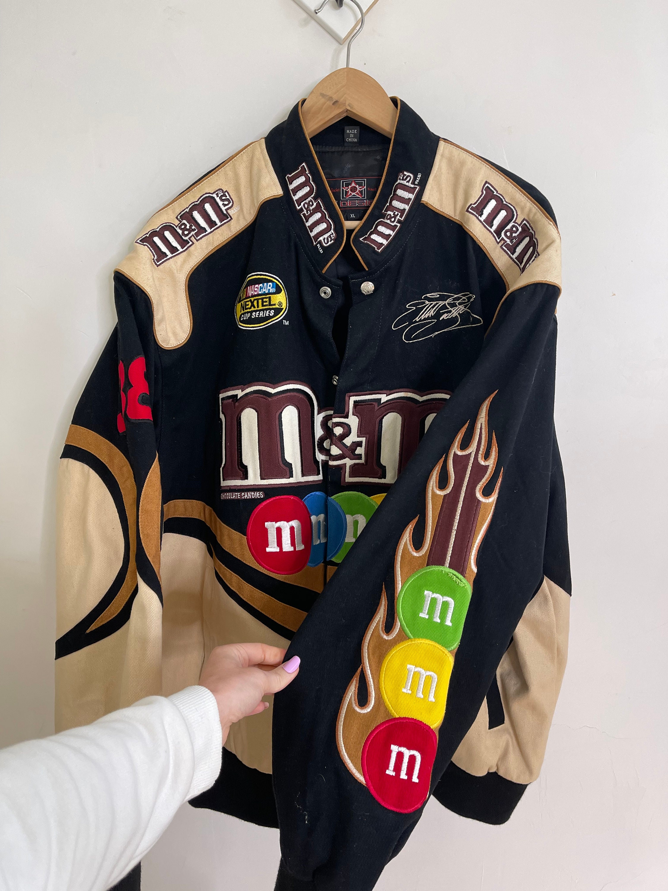 AUTHENTIC rare Vintage m&ms nascar jacket racing coat Madison | Etsy