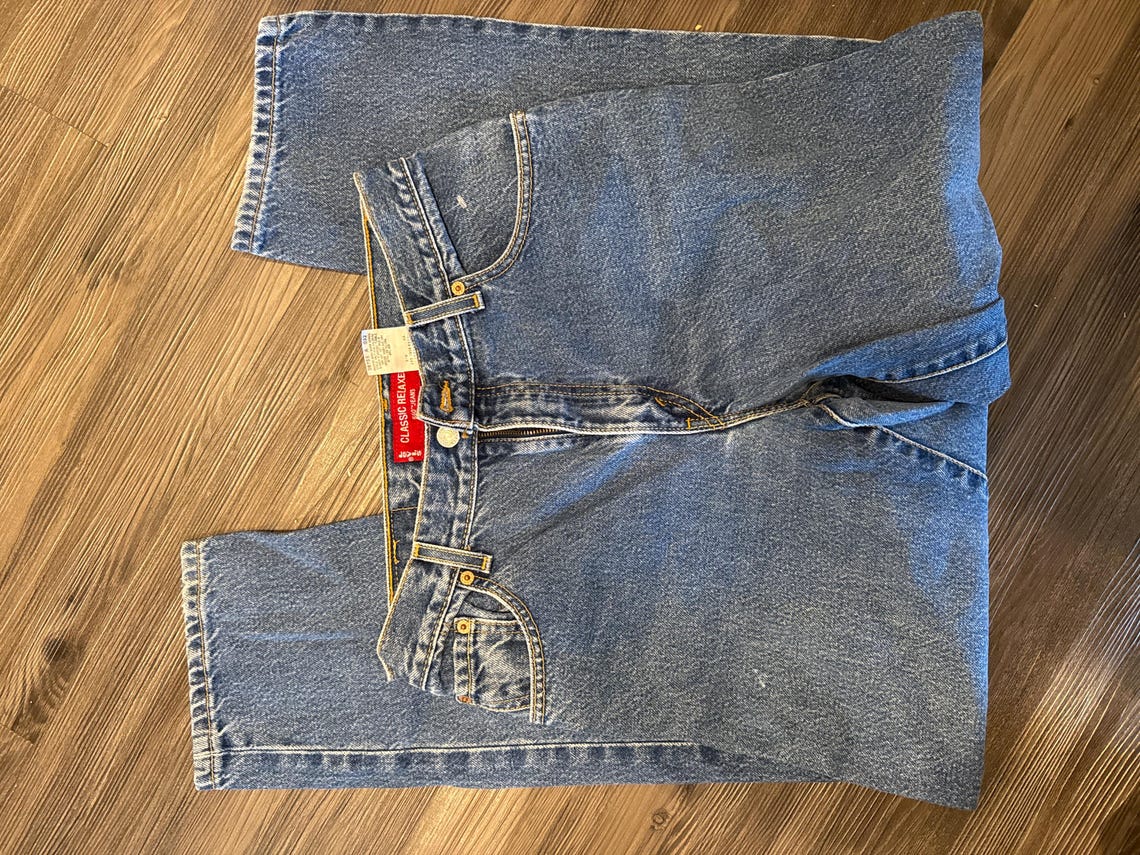 Vintage Y2k Levi 550 10 Mis M Tapered Relaxed Fit Classic Baggy ...