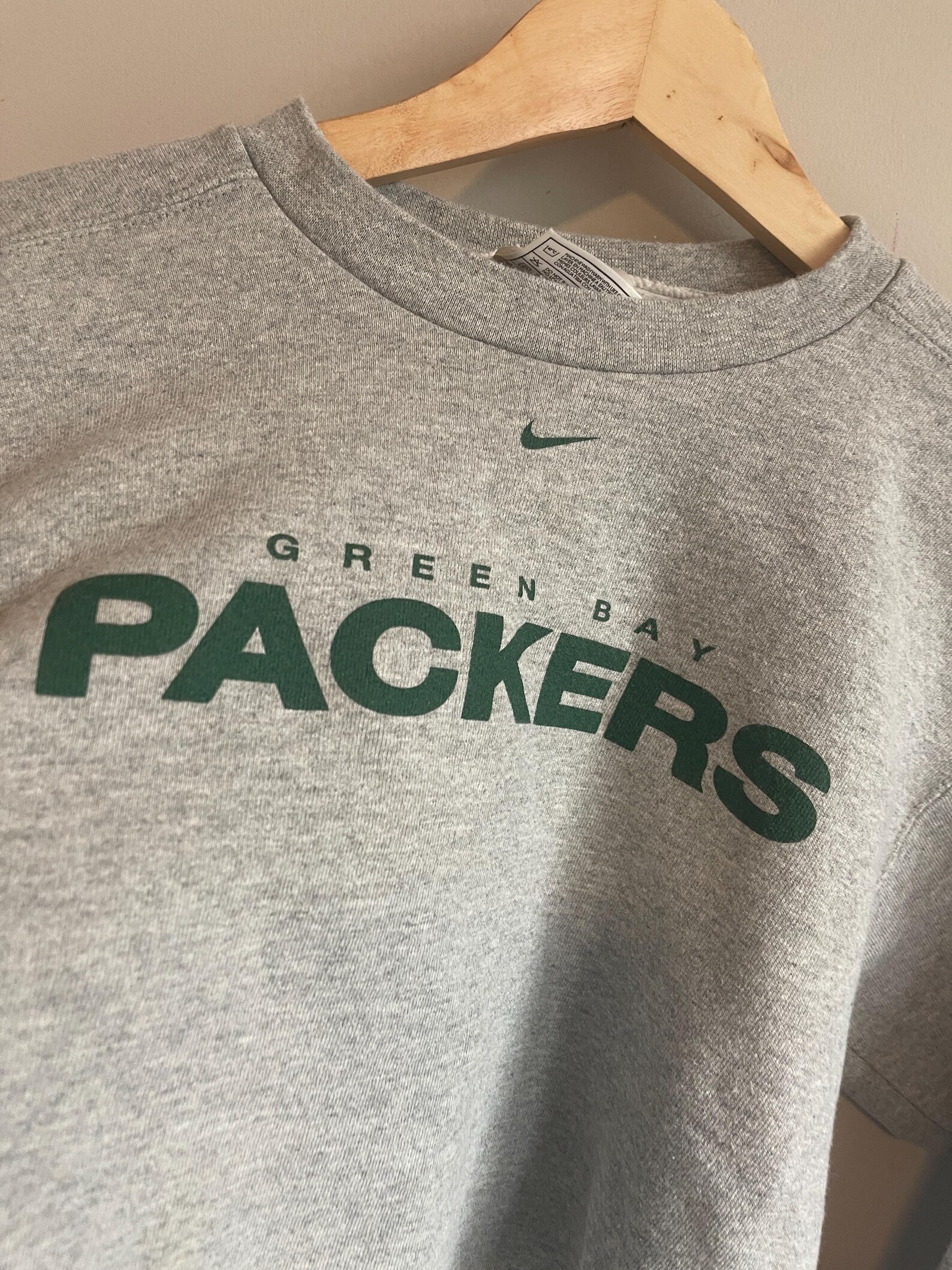Vintage 1990s Nike Green Bay Packers Sweatshirt Crewneck Football NFL ...