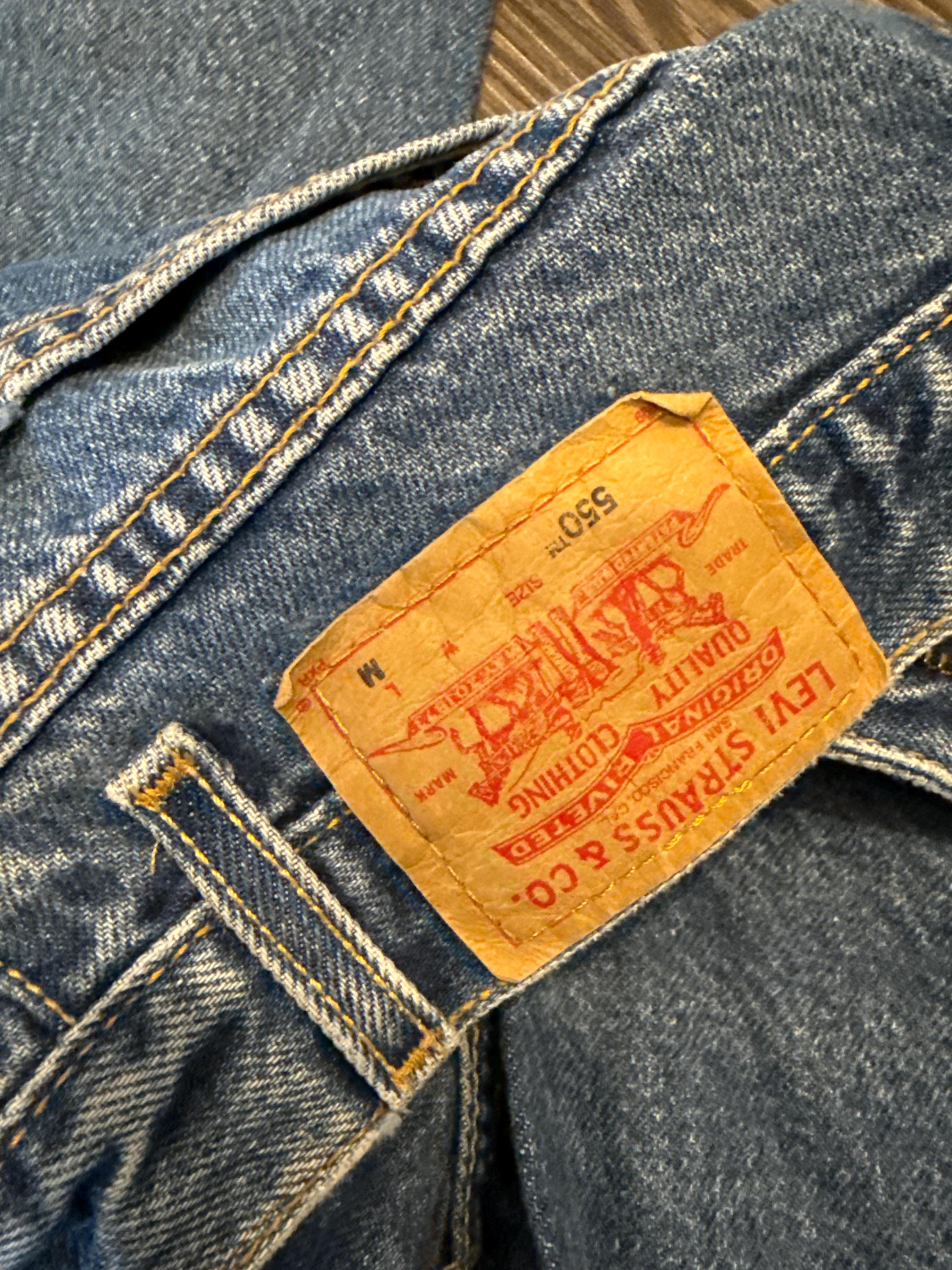 Vintage Y2k Levi 550 10 Mis M Tapered Relaxed Fit Classic Baggy ...