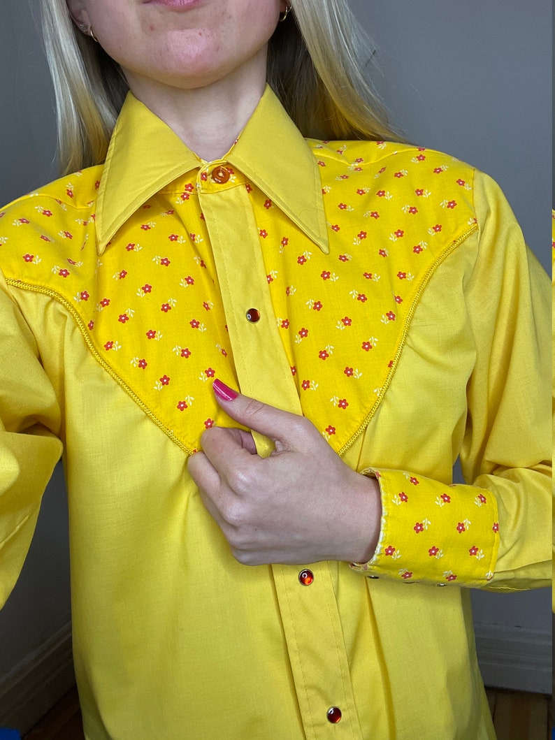 Vintage 1950s tem tex western wear button up cowboy shirt John | Etsy